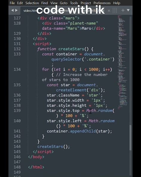 Solar Systemhtml And Css Programshtml Html5 Coding Viralvideo