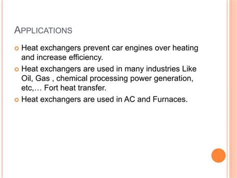 Heat Exchanger Ppt PPTX Chemistry Science
