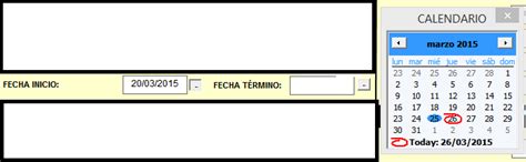 Monthview En Varios Textbox En Excel Vba Microsoft Excel