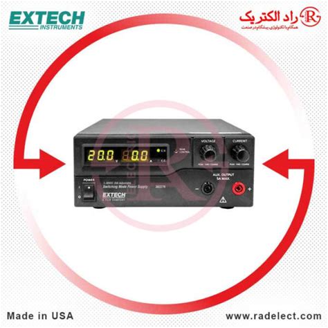 قیمت و خرید منبع تغذیه Dc تک کاناله متغیر382276 اکستچ Extech راد الکتریک