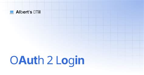 oauth 2 login albert s til