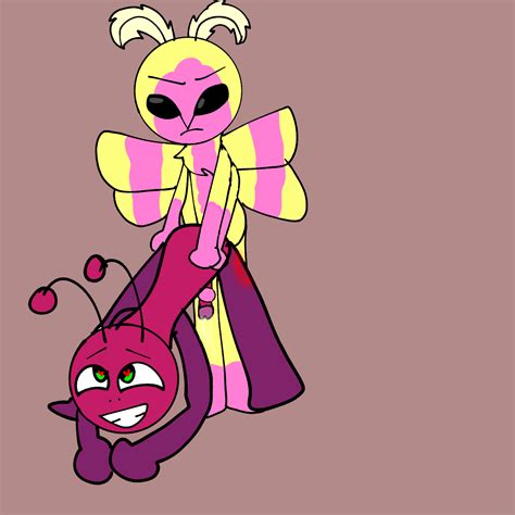 Rule 34 Bending Over Bite Mark Bugbo Bensilly Cum Dripping From Penis Green Eyes Heart