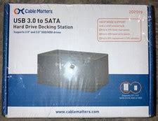 Used Cable Matters Docking Dual Display USB C Cable Matters 201024 Dock Station UBB Threads