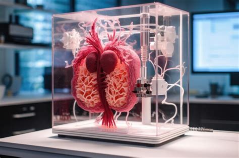 Premium Ai Image D Bioprinter Creating Artificial Tissues And Created With Generative Ai