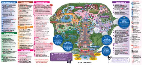 Walt Disney World Magic Kingdom Disney World Map Disney World