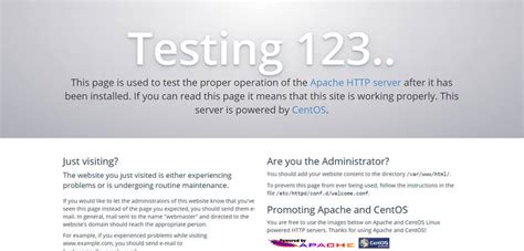 Lamp Installer Apache Mariadb Et Php 7 Sur Centos 76 Apache It Connect