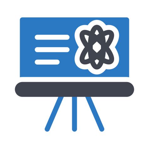 Science Generic Blue Icon Science Generic Blue Icon