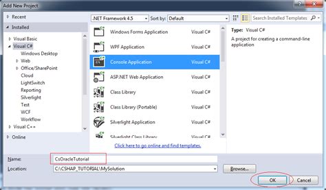 Arbeiten Sie Mit Der Oracle Datenbank In C