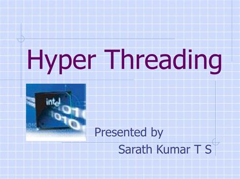PPT Hyper Threading PowerPoint Presentation Free Download ID