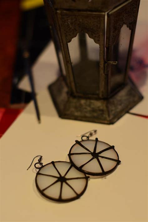 Вітражні сережки сережки скло — ціна 450 грн у каталозі Інші аксесуари Купити аксесуари за