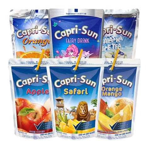 [농심] 카프리썬200ml 10개 오렌지주스 사과 망고 아이스티 사파리 페어리드링크 티몬