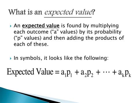 Ppt Section 82 Expected Values Powerpoint Presentation Free