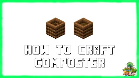 Minecraft 1 18 1 How To Craft A Composter 2022 Youtube