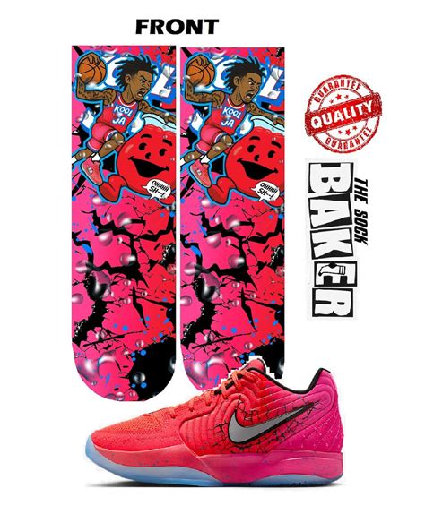 Ja Morant Kool Aid Tropical Punchsocks To Match Etsy