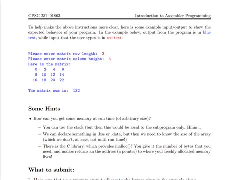 Preparation Use The Array Assembly Code That We