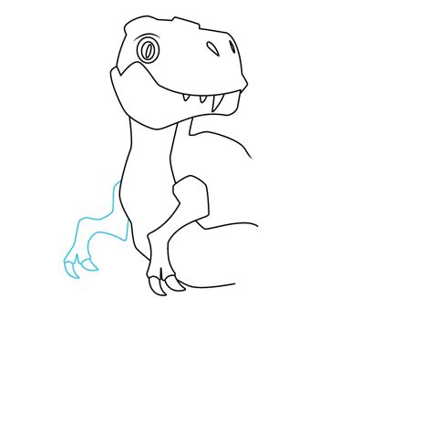 How To Draw A T Rex Step By Step