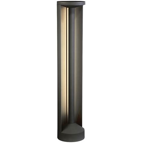 Eurofase 31921 022 Led Bollard 120v 15 Watt Graphite Grey Outdoor
