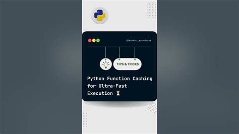 Python Function Caching For Ultra Fast Execution ⏳ Youtube