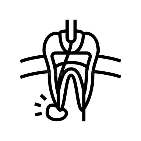 Root Canal Icon Stock Illustrations 715 Root Canal Icon Stock