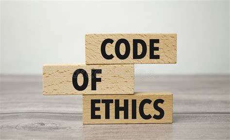 Code Of Ethics Business Financial Concept For Business Planning Stock Photo Image Of