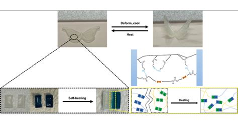 4d Printing Of Thermally Activated Self Healing Shape Memory Polyurethanes Acs Applied Polymer