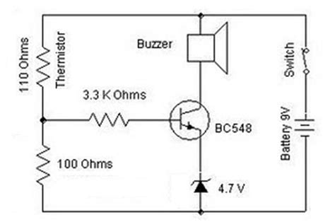 Bc548 Heat Sensor Circuit Electronic Circuit Schematic Wiring Diagram