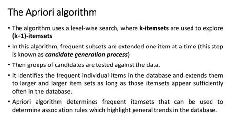 Lect6 Association Rule And Apriori Algorithm Ppt