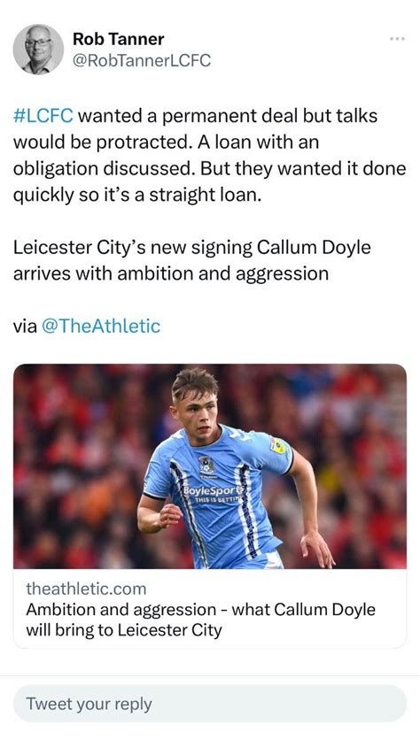 Callum Doyle Page 21 Transfer Talk Foxestalk