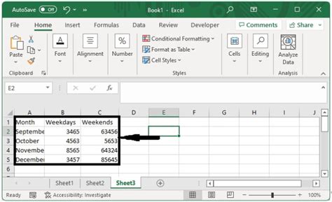 How To Autosum Multiple Rowscolumnsworksheets In Excel