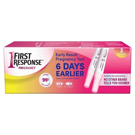 First Response Pregnancy Tests 2s Health Superdrug
