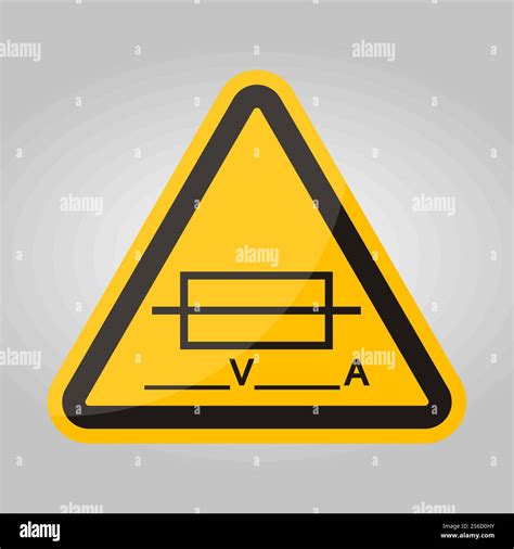 Fuse Writable Symbol Sign Isolate On White Backgroundvector