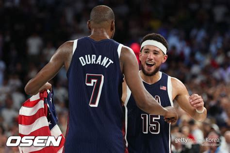 3점슛 8방 커리의 결승전 폭죽쇼 드림팀 미국 프랑스 꺾고 올림픽 5연패 달성[파리올림픽] Osen