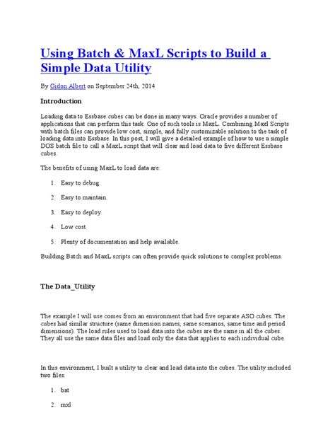 Data Export Batch Pdf Scripting Language Computer File