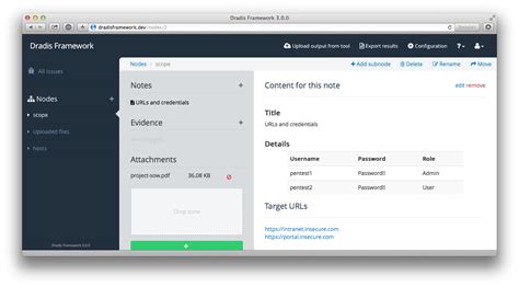 Community Edition Screenshots Dradis Framework