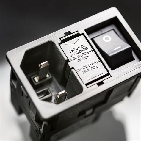 Power Entry Module Suits Protection Class II Devices Electronic Products