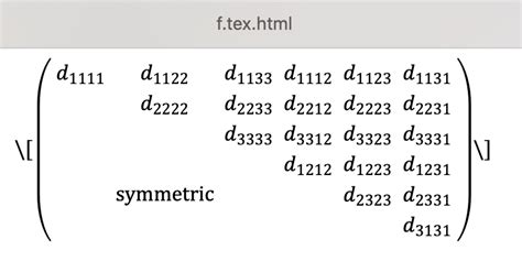 Array Examples Rendered Differently From Expectation · Issue 20 · Plurimathlatexmath · Github