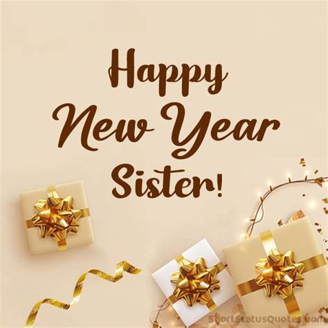 Happy New Year Wishes And Status For Sister 2026 Happy New Year