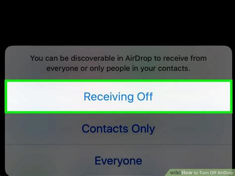 How To Turn Off AirDrop Steps With Pictures WikiHow