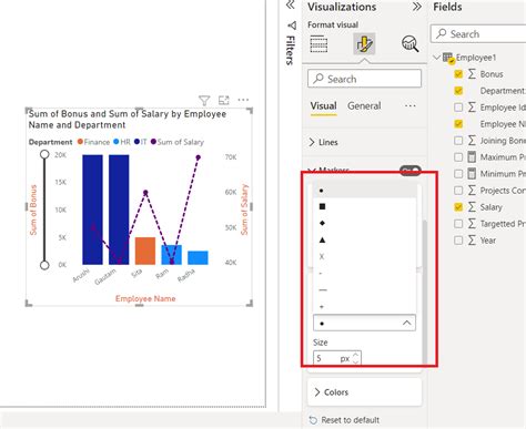 Power Bi Format Line And Stacked Column Chart Geeksforgeeks