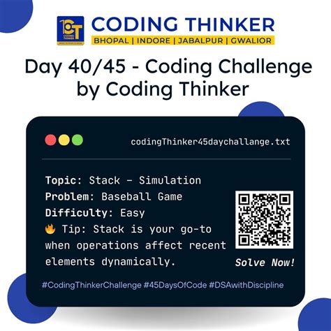 Codingthinkerchallenge 45daysofcode Dsawithdiscipline