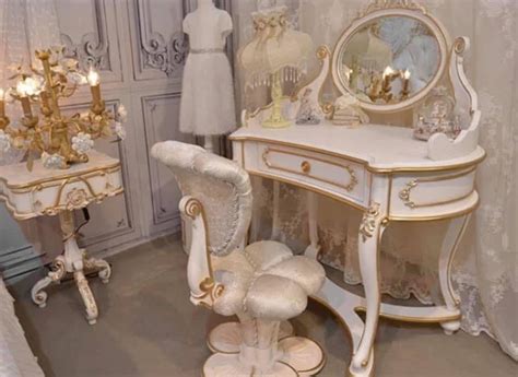 📣กลับมาอ ชุดโต๊ะเครื่องแป้ง งานเจ้าหญิง งานหรูหรา ราคาถูก