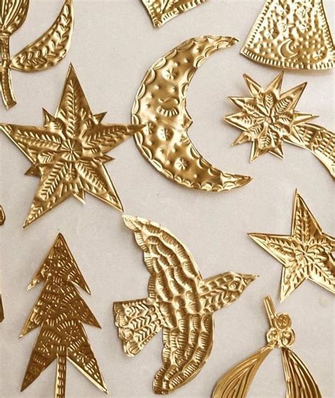 Diy Golden Christmas Ornaments