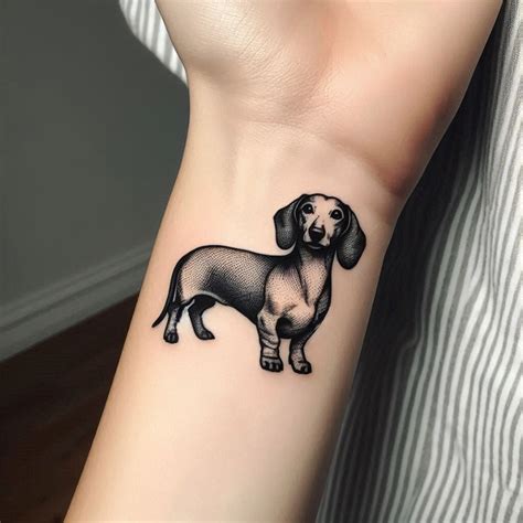 Adorable Dachshund Tattoo Ideas