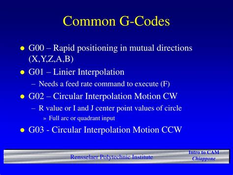 PPT G Code Fundamentals PowerPoint Presentation Free Download ID 6447040