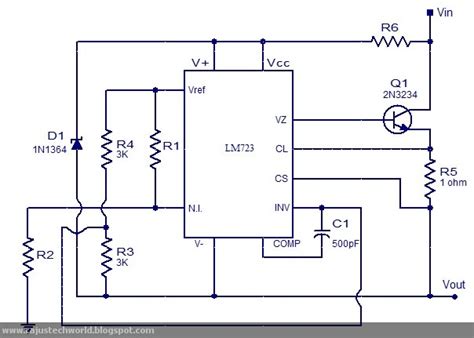 Raju S Tech World Circuit On Floating Regulator