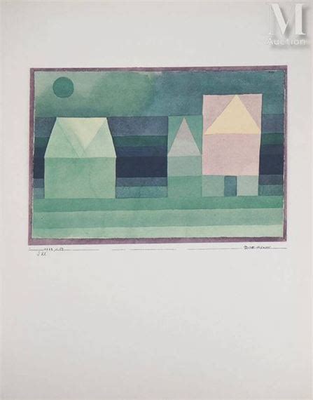 Paul Klee Three Cubist Houses Mutualart