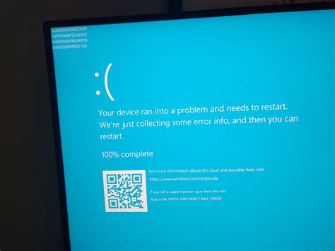 Whea 18 And Uncorrectable Error Think Cause Is Known But Need Some