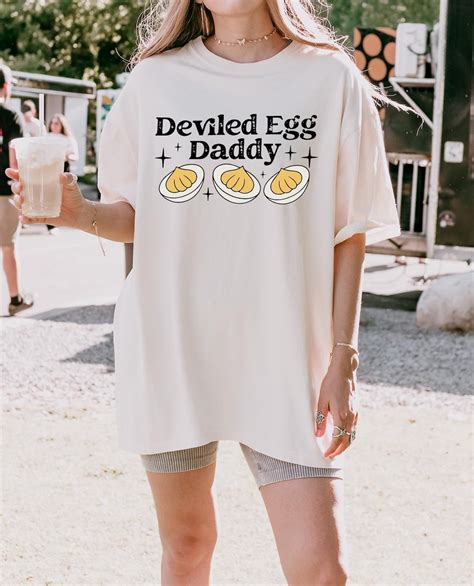 Deviled Egg Daddy Shirt Thanksgiving Tshirt Deviled Eggs T Shirt