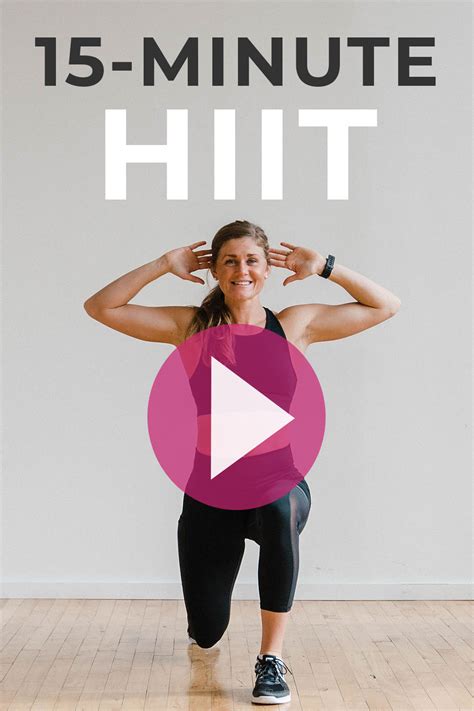 15 Minute Hiit Cardio Workout Video Nourish Move Love